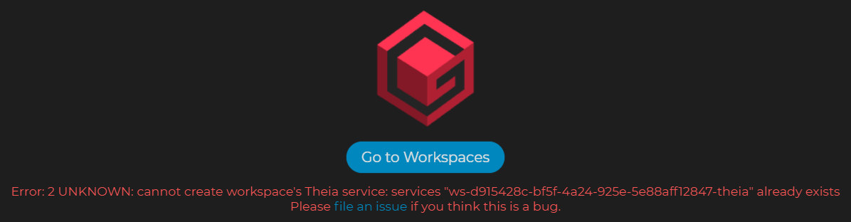 Unable to load or create workspaces · Issue #1366 · gitpod-io/gitpod ...