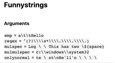 Libdoc: Escape backslashes, spaces, line breaks etc. in default values to make them Robot ...