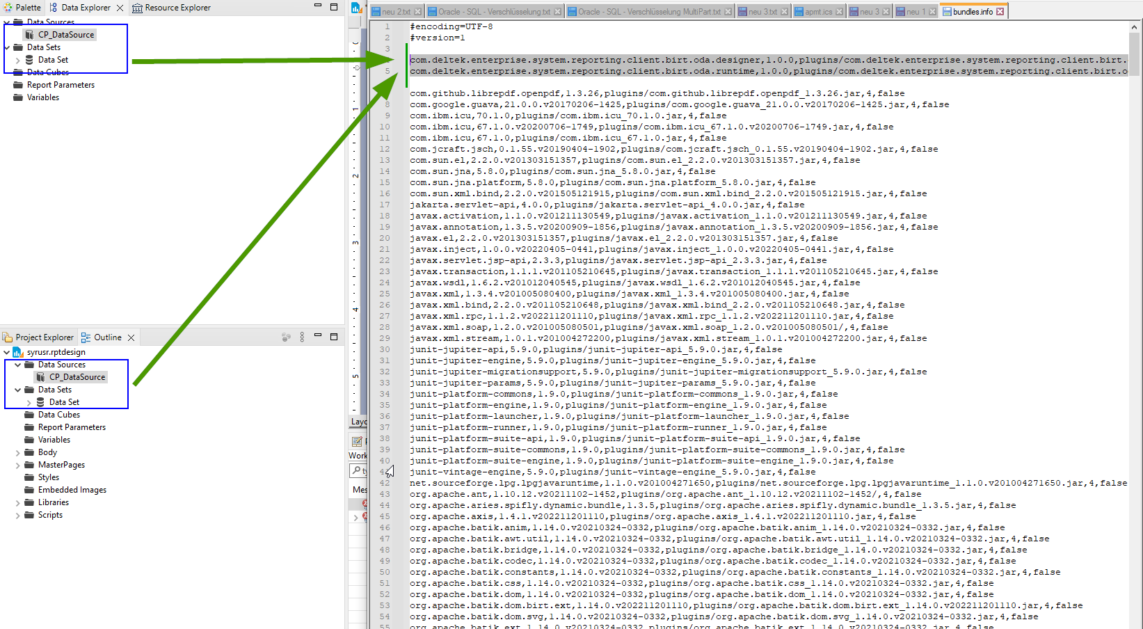 Javalangillegalargumentexception Cannot Find The Oda Datasource Extension Critical Error