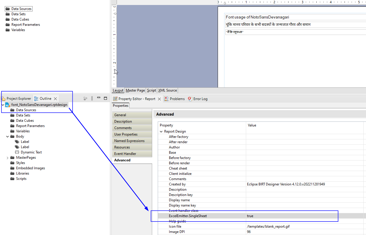 BIRT exports xlsx data in one 'Sheet' without multiple 'Sheets' · eclipse-birt birt · Discussion ...