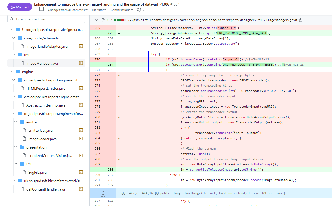 BIRT 4.14: background images with data url base64-encoded won't be display due to a variable mis ...