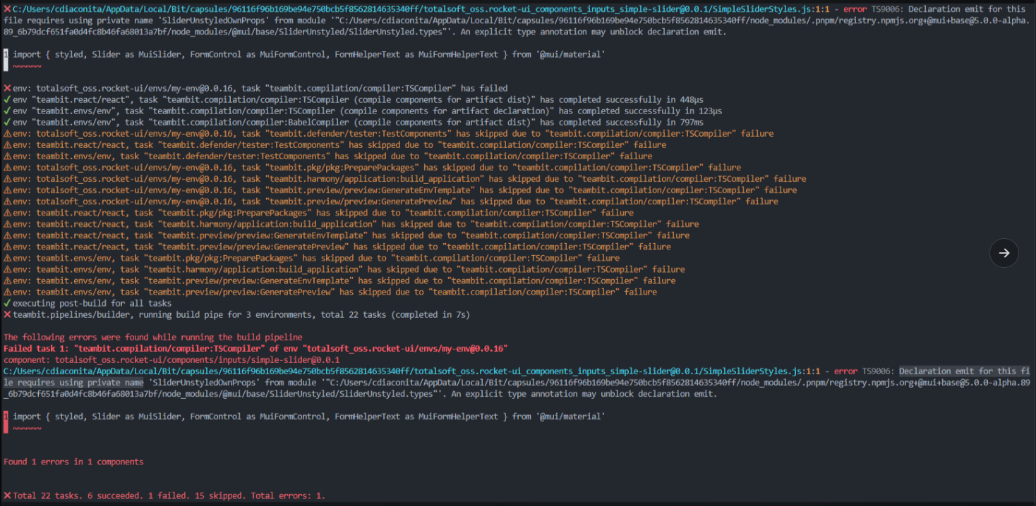 Declaration emit for this file requires using private name ...