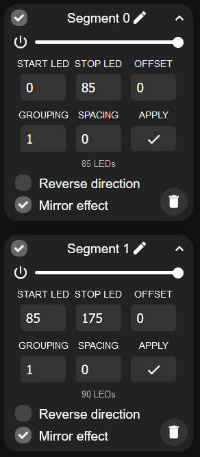 Feature request: Segments support · Issue #211 · LedFx/LedFx · GitHub