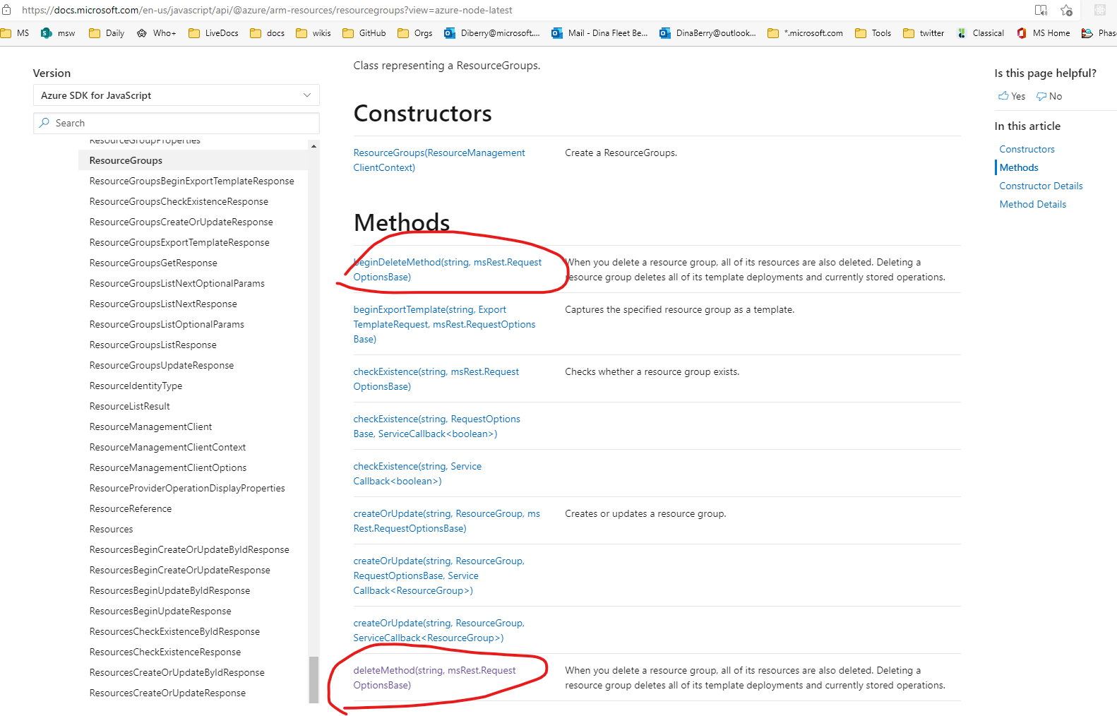 @azure/arm-resources delete instead of deleteMethod? · Issue #18423 · Azure/azure-sdk-for-js ...