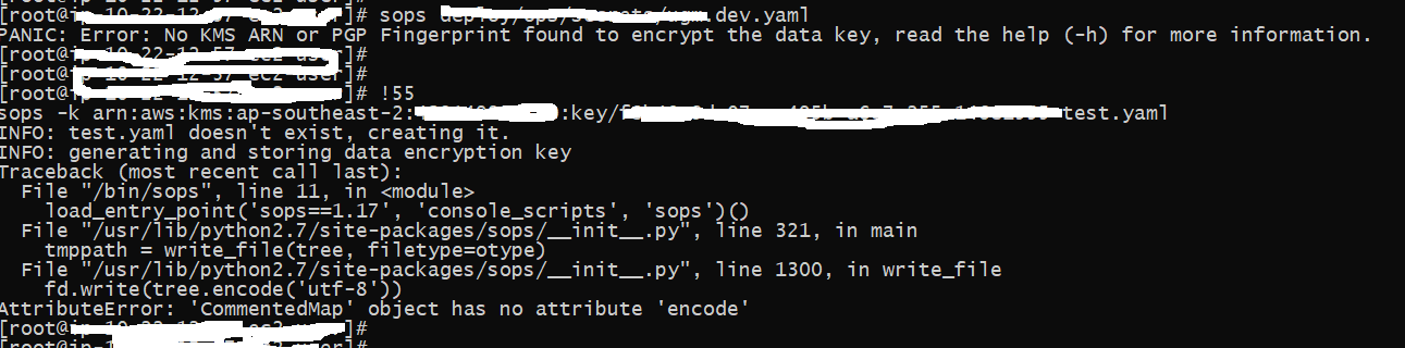 SOPS 1.17 work in Ubuntu but same version failing in RHEL · Issue #373 · getsops/sops · GitHub