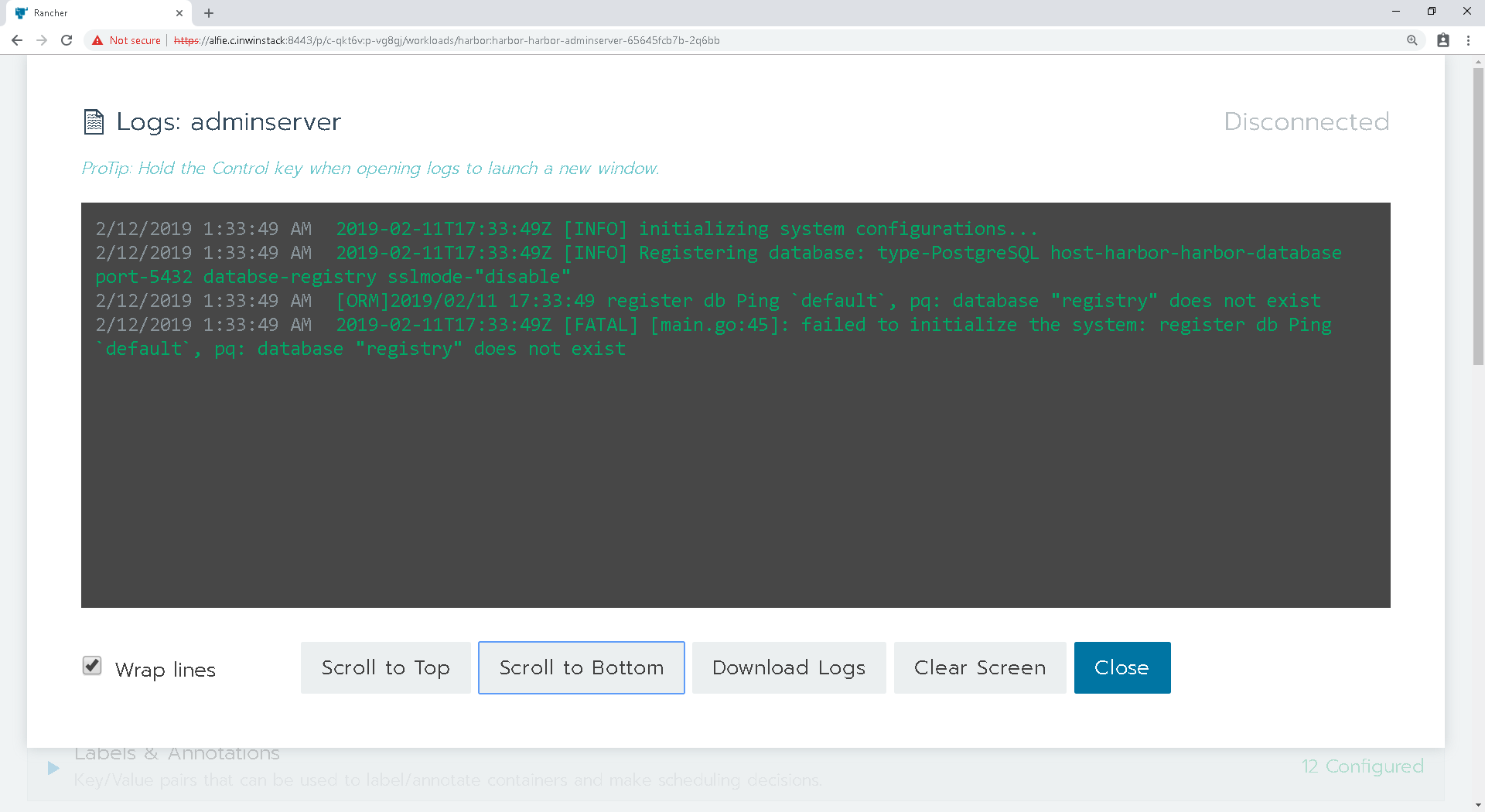 database "registry" does not exist · Issue #145 · goharbor/harbor-helm · GitHub