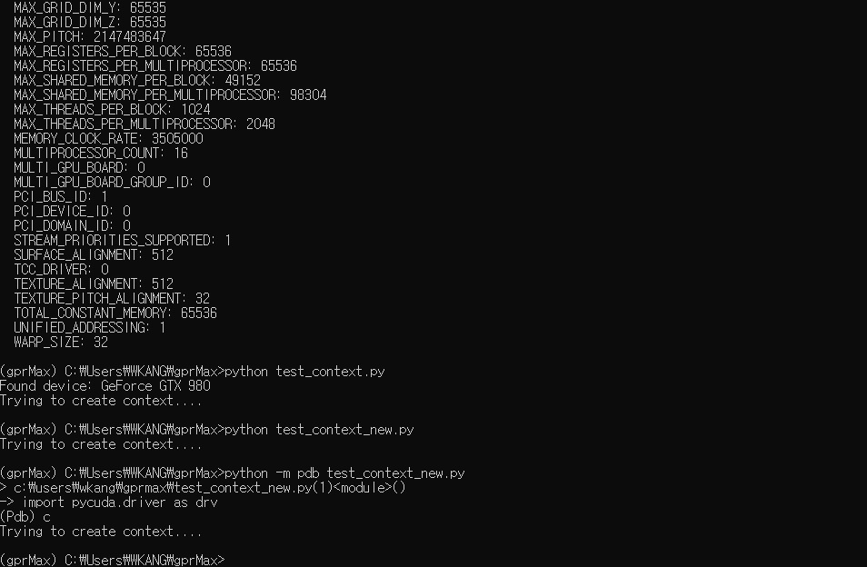 Problem Creating A Context With Pycuda On Certain Gpus · Issue 270 · Gprmaxgprmax · Github 