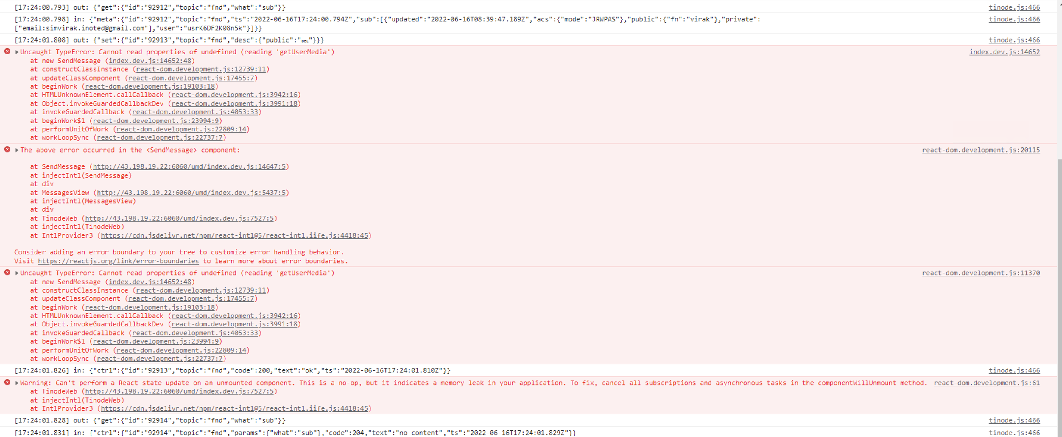 Cannot read properties of undefined (reading 'getUserMedia') · Issue #763 · tinode/chat · GitHub