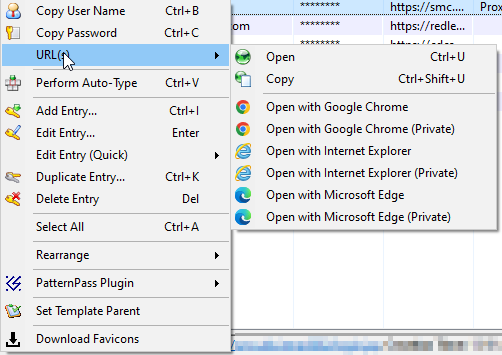 Add open in private browser option to context menu · Issue #8264 · keepassxreboot/keepassxc · GitHub