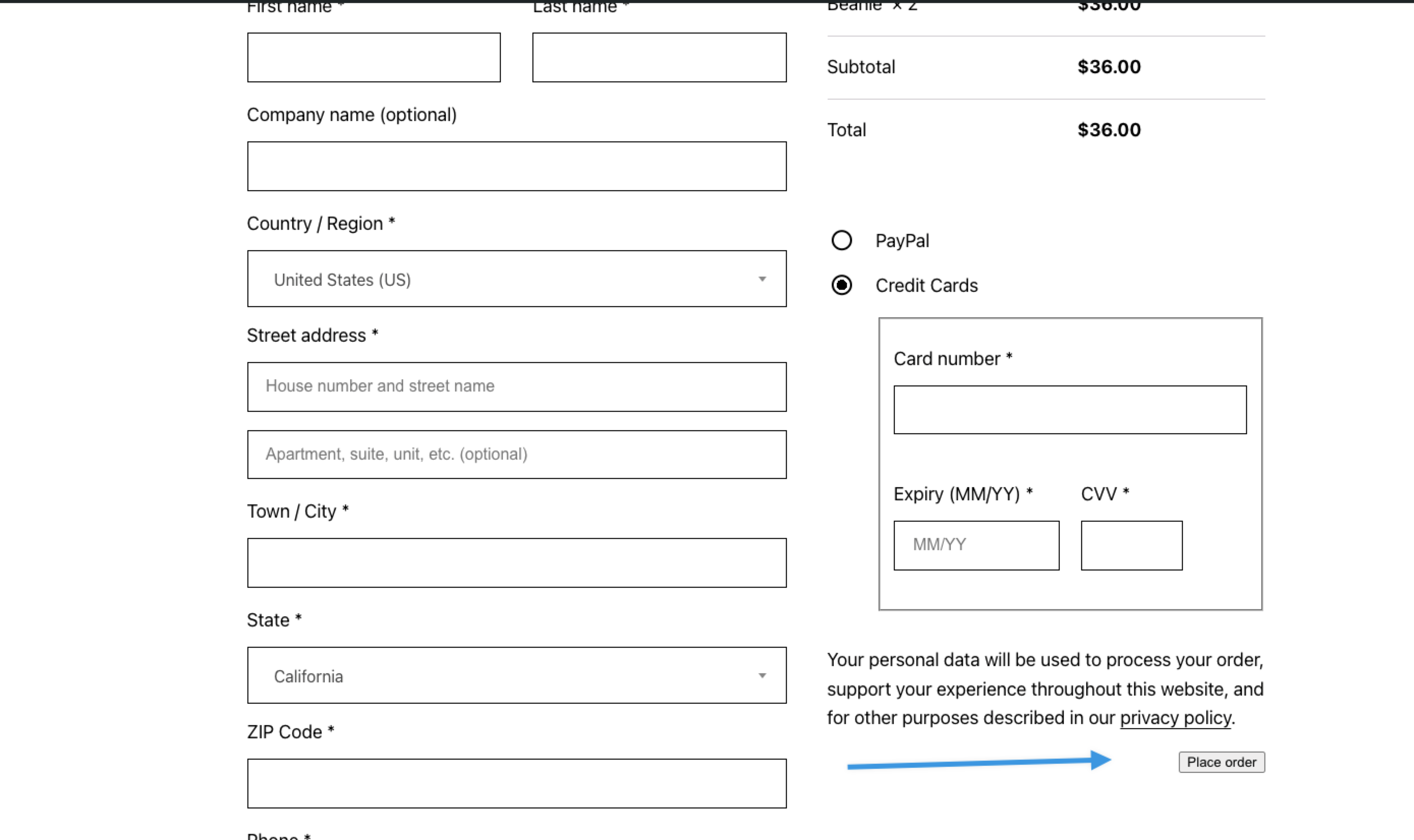 "Place order" button looking unstyled in the Twenty Twenty-Two theme (576) · Issue #478 ...