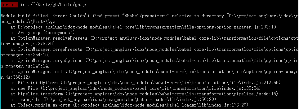 build出现错误 · Issue #960 · antvis/G6 · GitHub