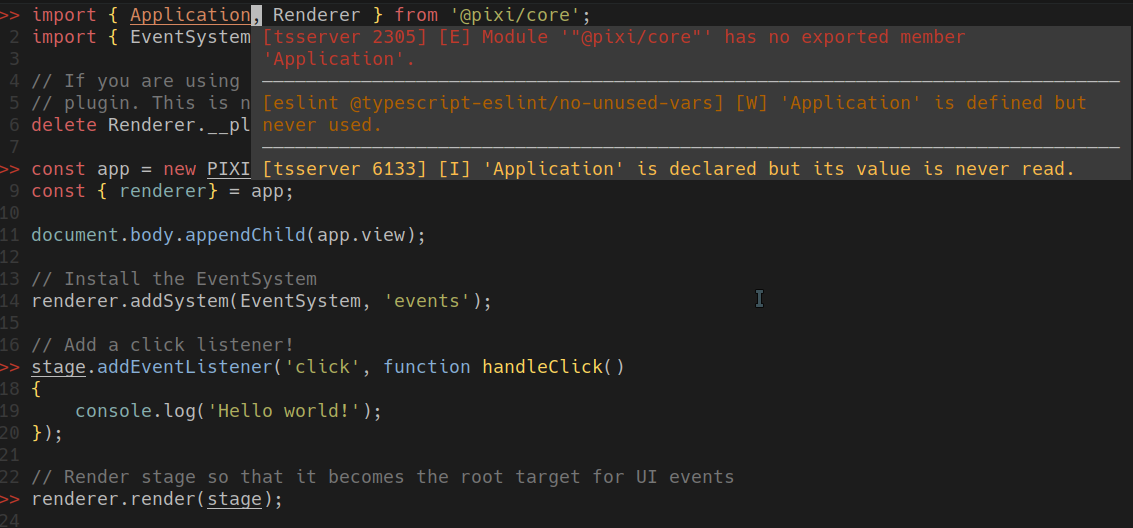 @pixi/events broken readme and typings · Issue #7853 · pixijs/pixijs · GitHub