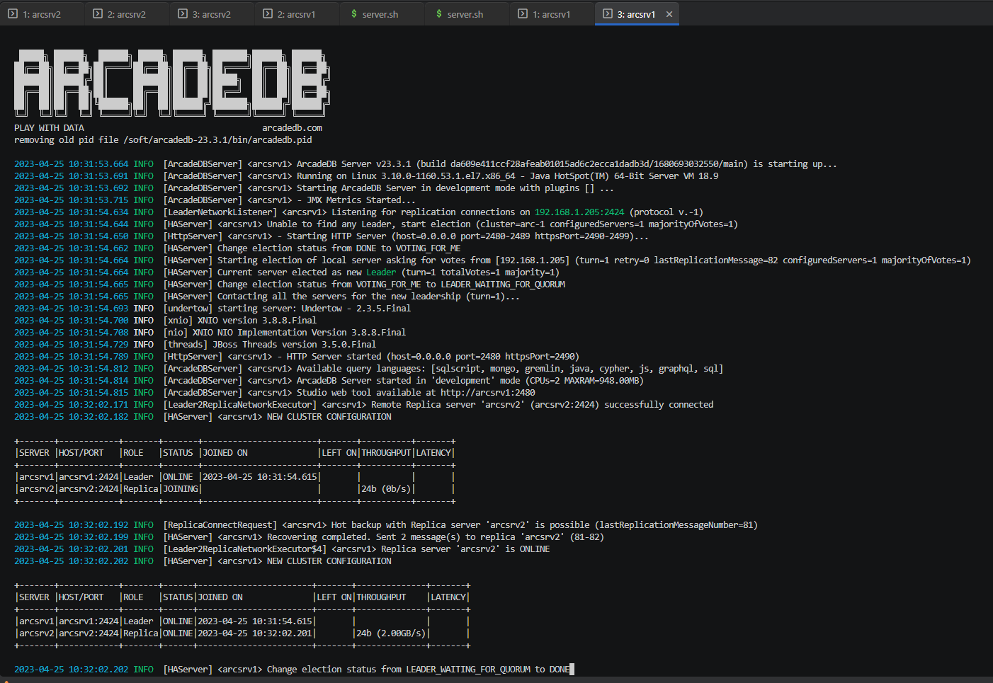 "Error on requesting cluster configuration" when connect to replica server · Issue #1054 ...