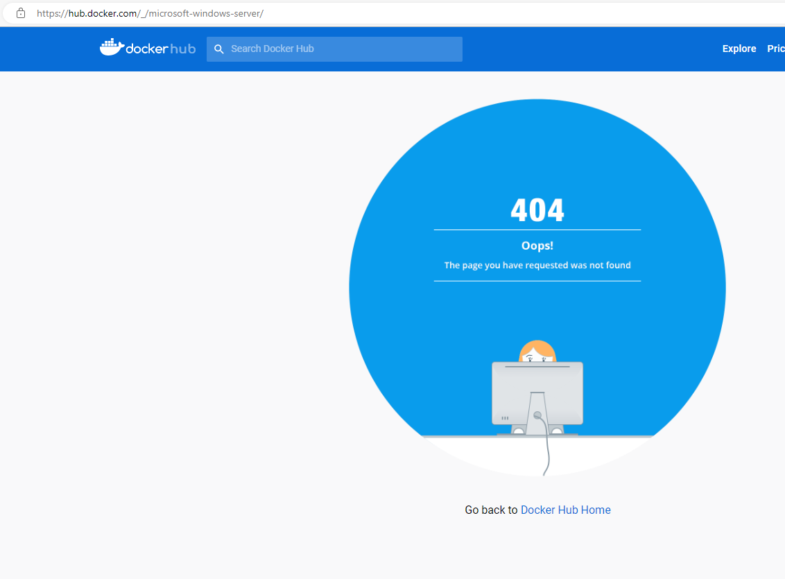 Windows Containers Missing From Dockerhub · Issue 319 · Microsoft Windows Containers · Github