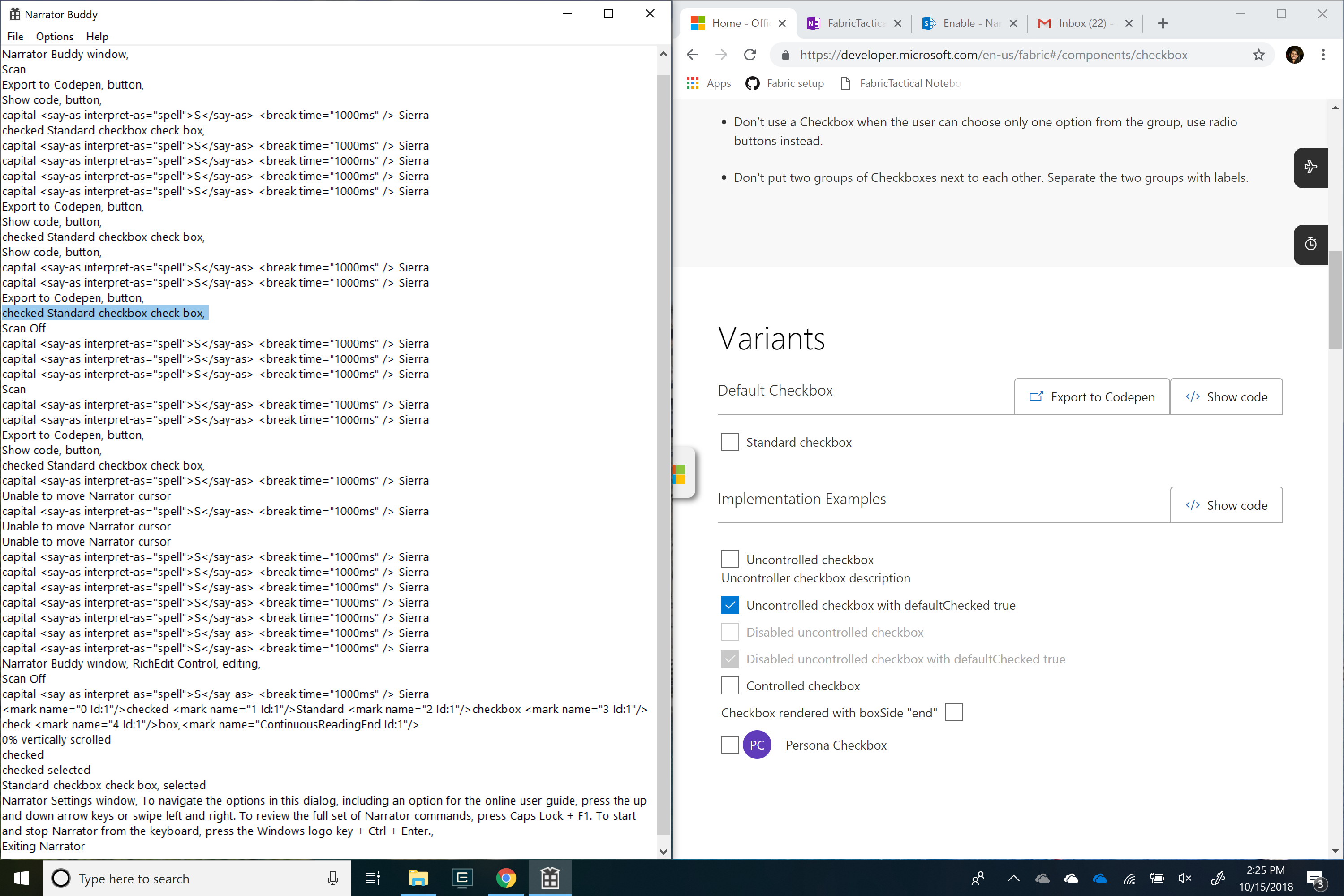Checkbox A11y Pass · Issue #6514 · microsoft/fluentui · GitHub