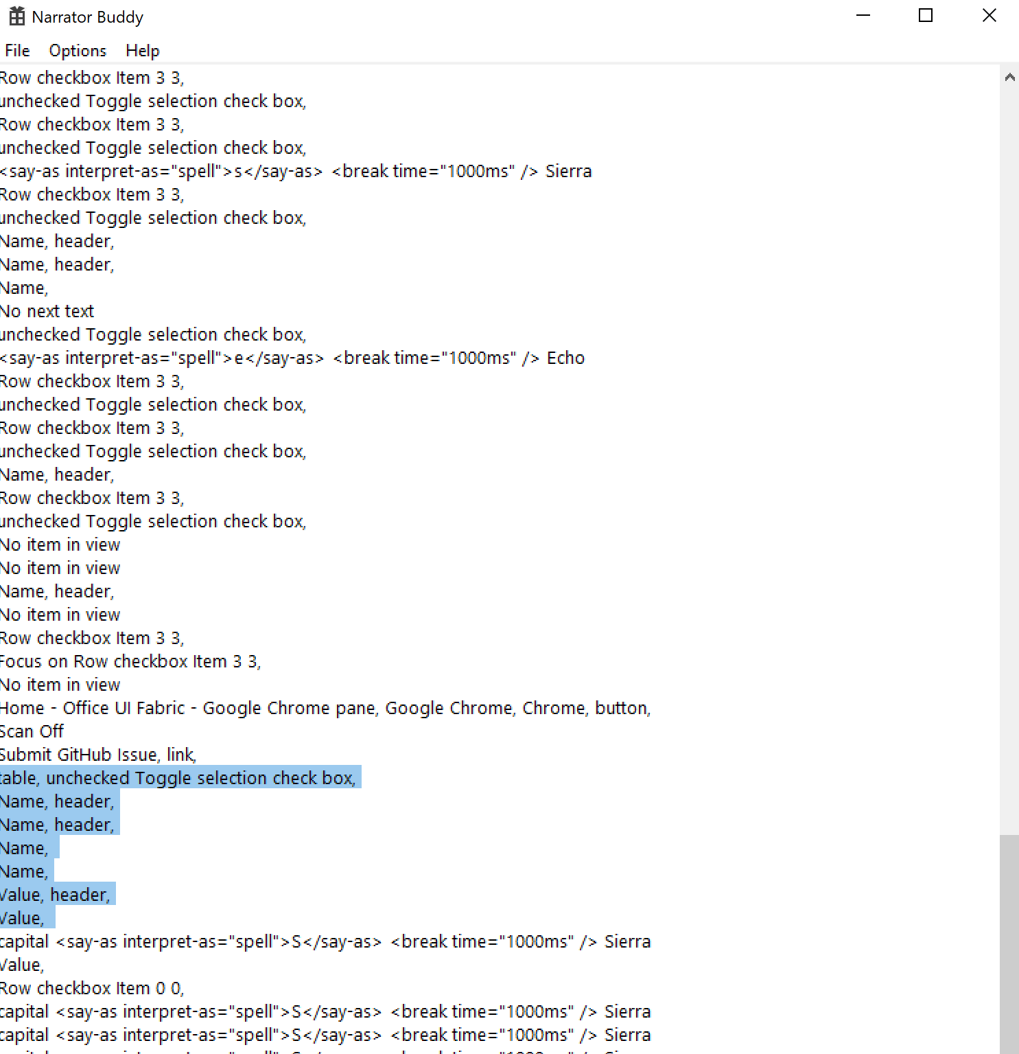 DetailsList column headers announced twice · Issue #10460 · microsoft/fluentui · GitHub