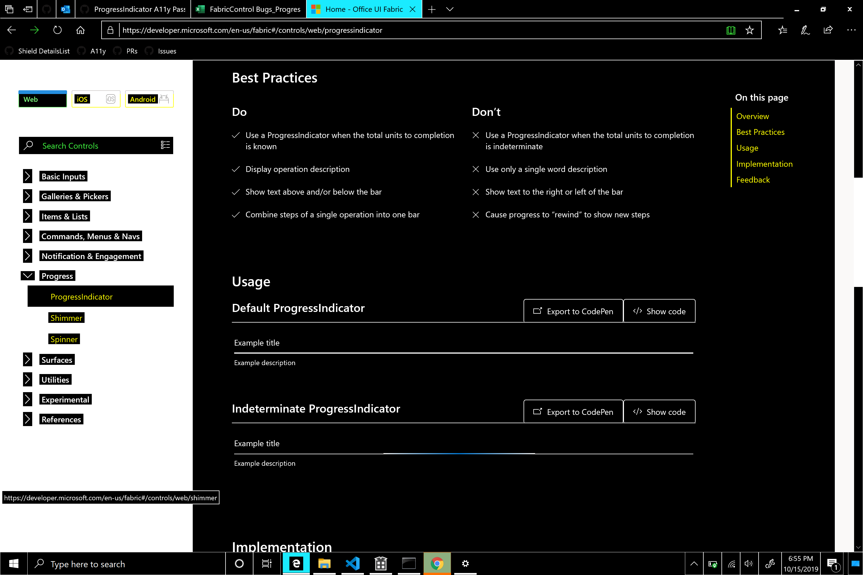 ProgressIndicator: current position not clearly visible in high ...