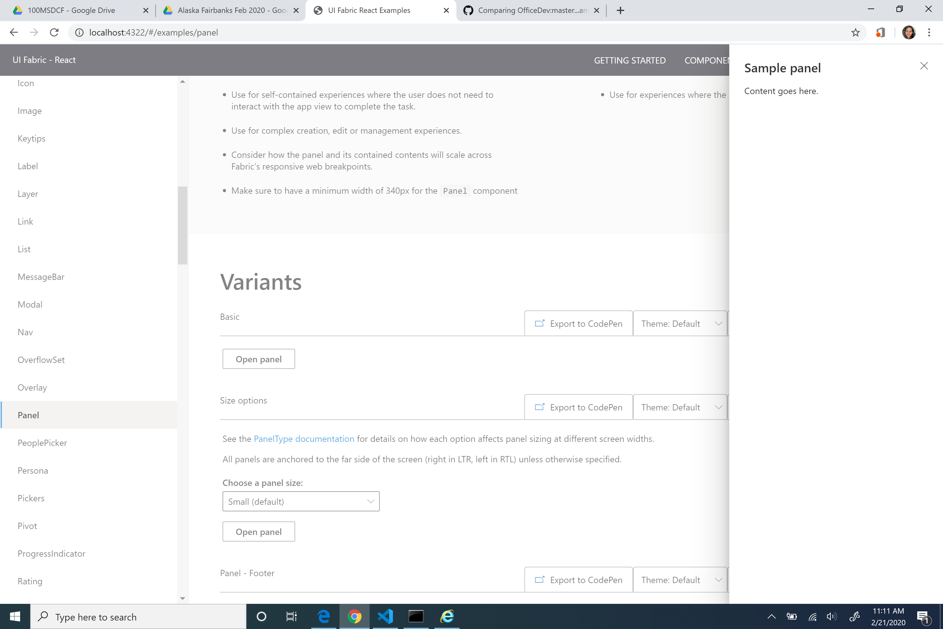 Panel: use justify-content for main axis alignment. by aneeshack4 ...