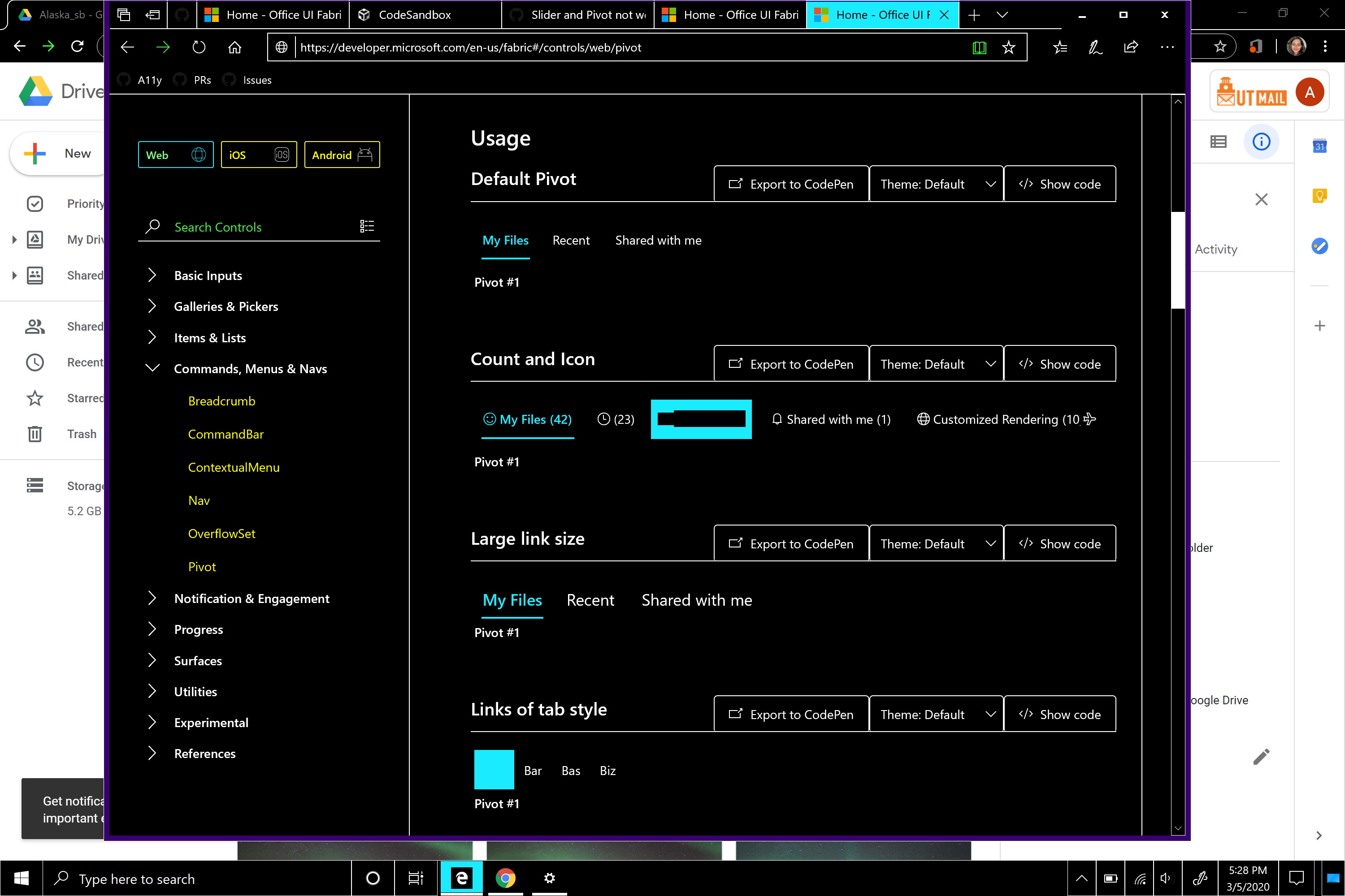 Slider and Pivot not working correctly in Edge under Windows High-contrast Black mode · Issue ...