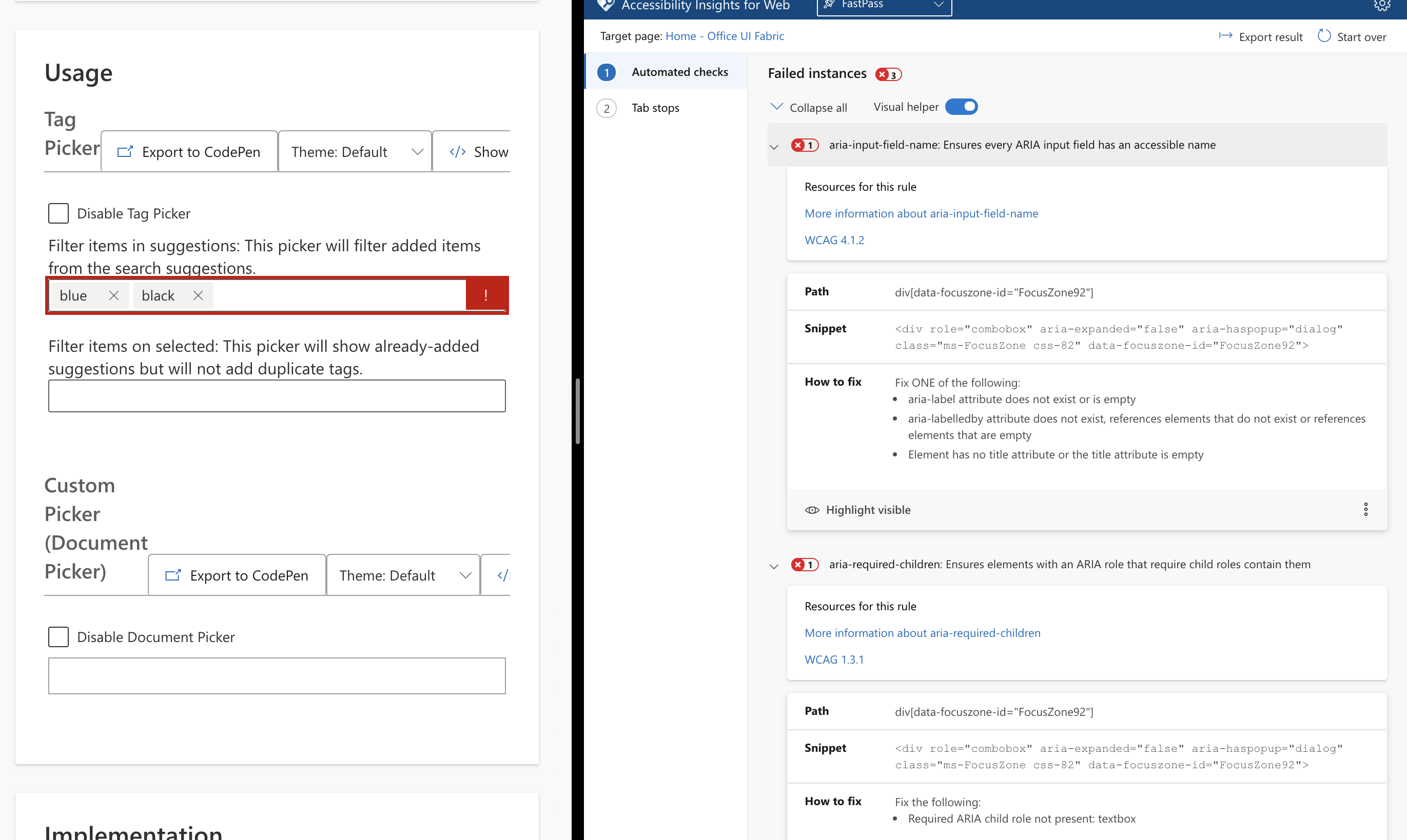 Keros Error : add Maximum number of element from Picker. After that Kero's give the Error ...