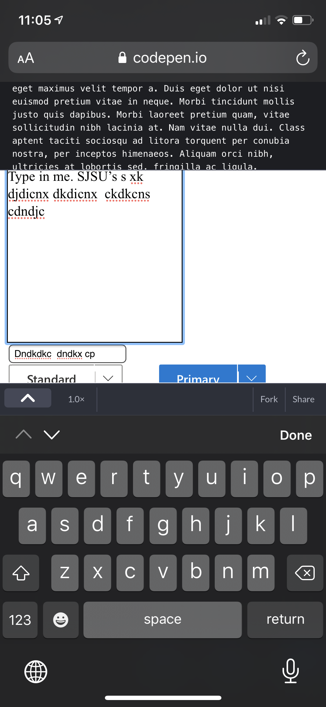 iOS13, Split Buttons when tapped twice return focus back to the last focused input · Issue ...