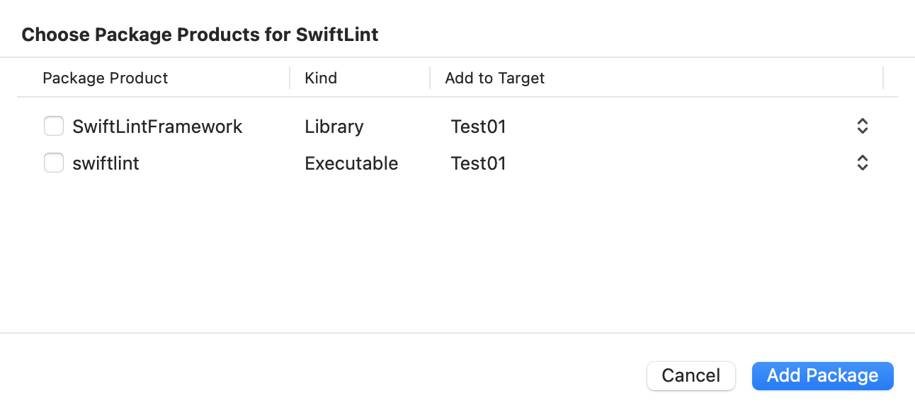 What Should Be The Path Of Swiftlint When Installed With Swift Package