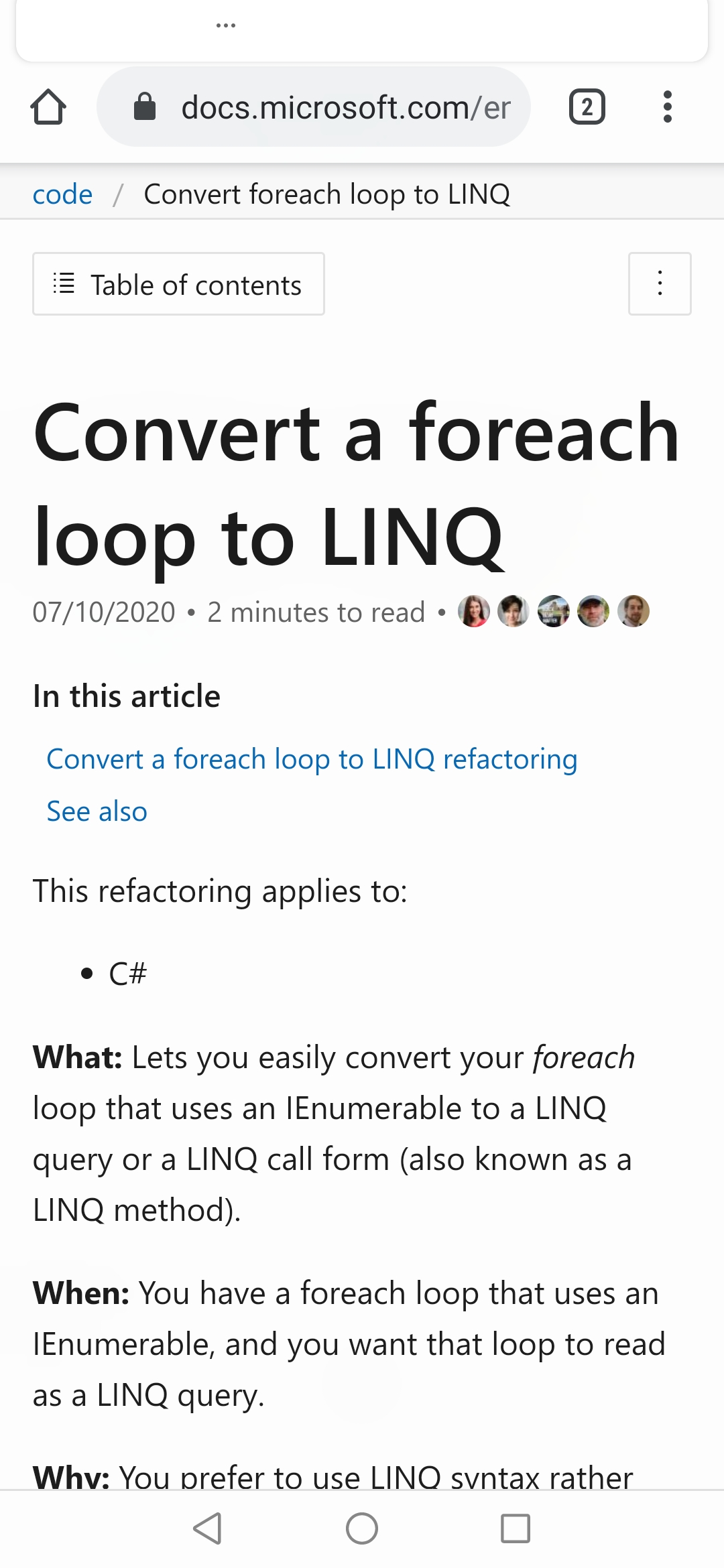 Convert For Each to LINQ not working in VB · Issue #46134 · dotnet/roslyn · GitHub