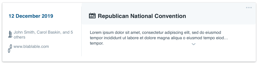 Entity timelines · Issue #1560 · alephdata/aleph · GitHub