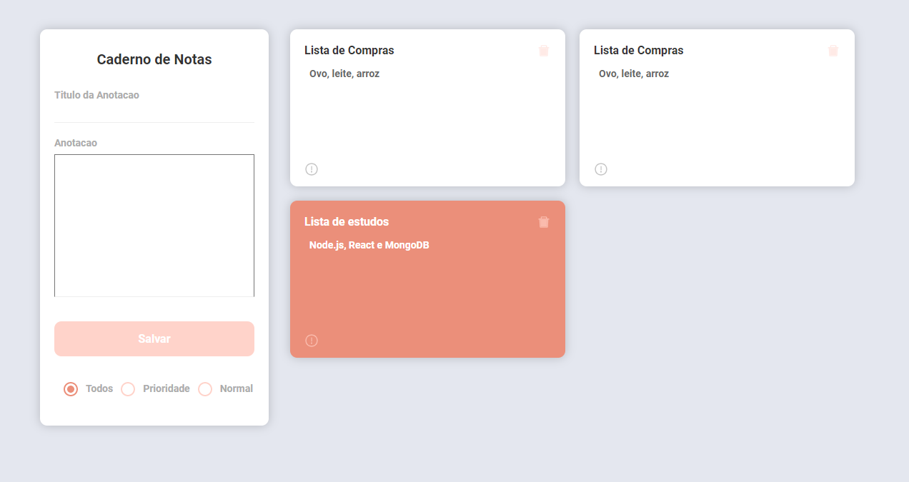 GitHub - DarlanNoetzold/Notas: Apliucação web de gerenciamento de notas ...