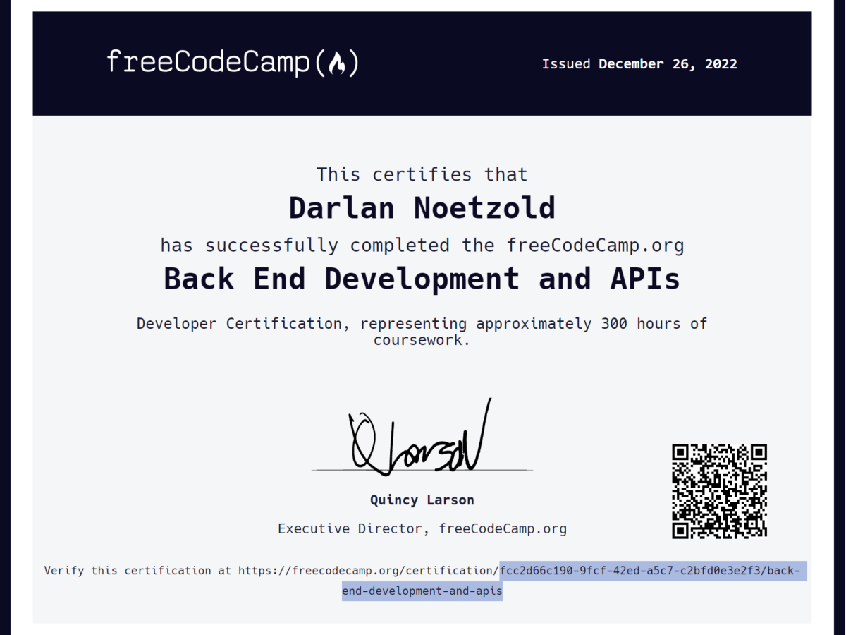 GitHub - DarlanNoetzold/freeCodeCamp: Projeto com atividades do curso de Back-End com API's ...