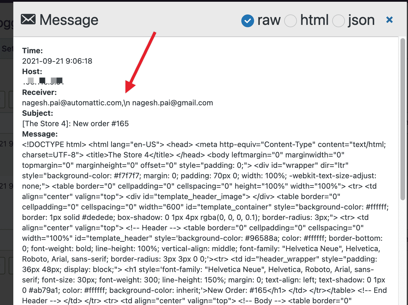 Delimiter - \n appearing between recipients' email address · Issue ...