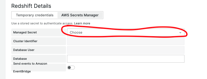 Data Source Configuration Ui Does Not Accept Custom String For Managed 4461