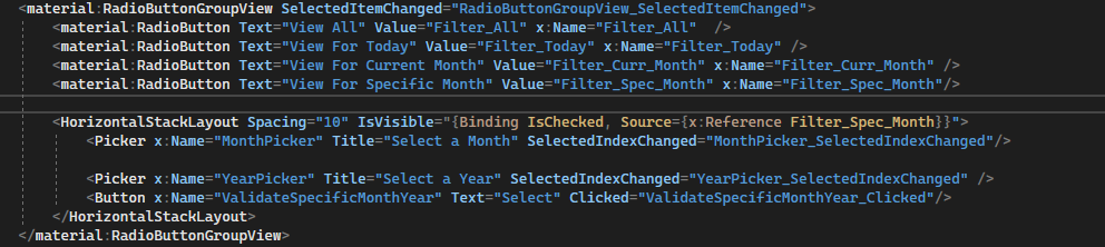 RadioButton CheckedChange event not found · Issue #170 · enisn/UraniumUI · GitHub