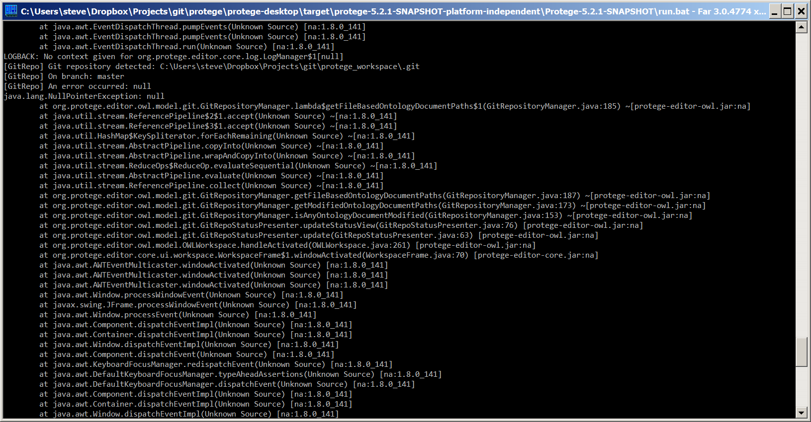 Crash during protege usage · Issue #739 · protegeproject/protege · GitHub