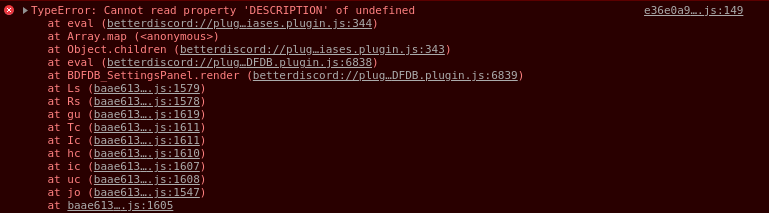 [BUG] - ChatAliases / Can't enter settings · Issue #2090 · mwittrien/BetterDiscordAddons · GitHub