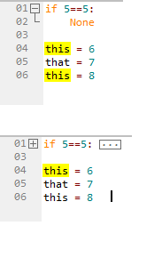 Search highlighting not preserved when some code is folded. · Issue #896 · pyscripter/pyscripter ...