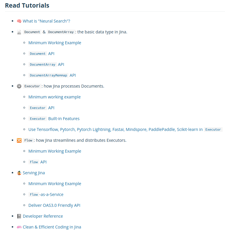 Docker Hub Broken Documentation Links · Issue 3107 · Jina Aijina 