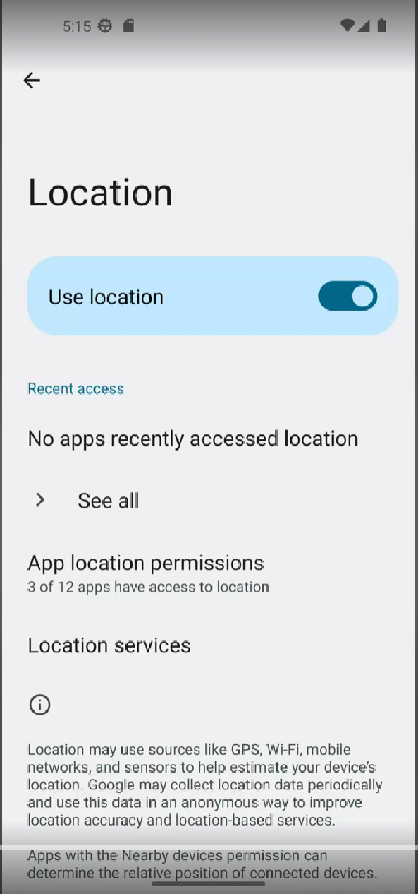 Calling to AppSettings.openAppSettings(type: AppSettingsType.location) does not open location ...