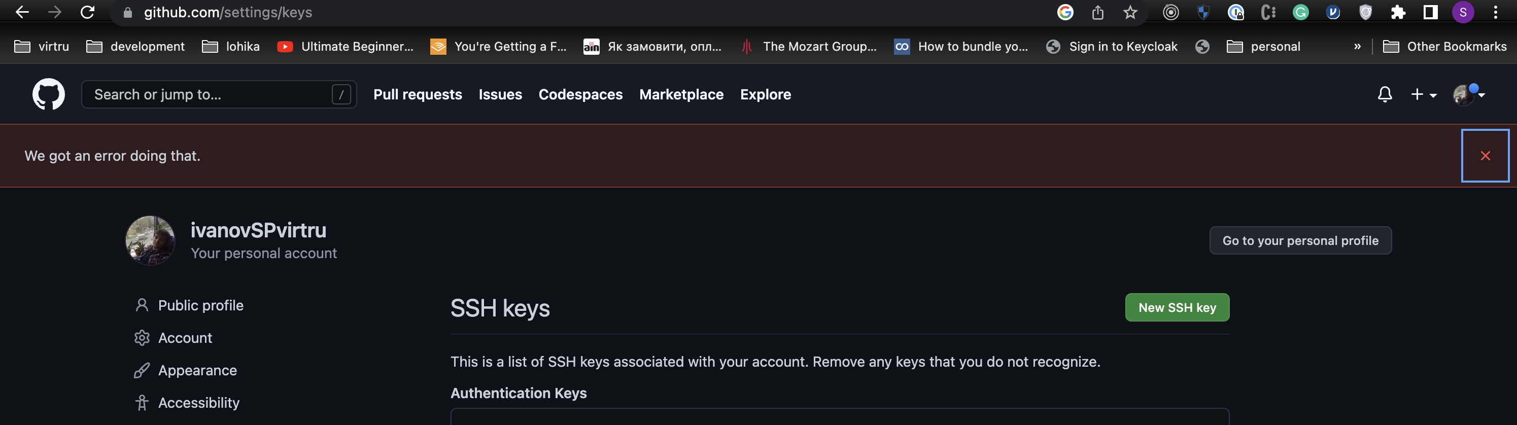 Cant add GPG key · community · Discussion #39338 · GitHub