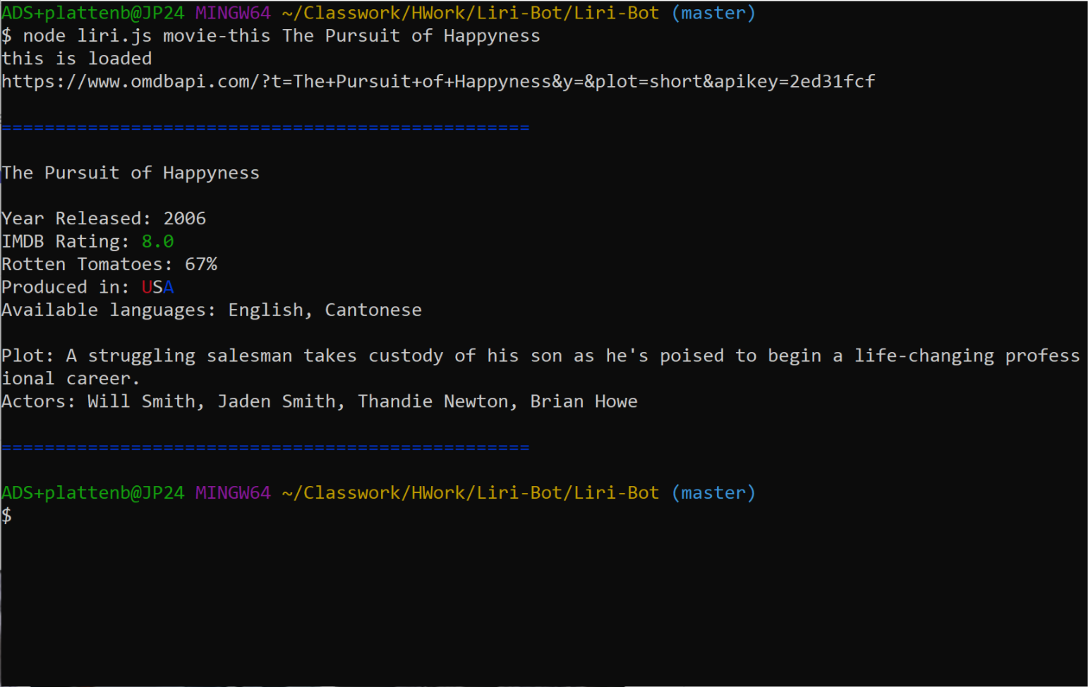 GitHub - TheKonnect/Liri-Bot: Npm practice