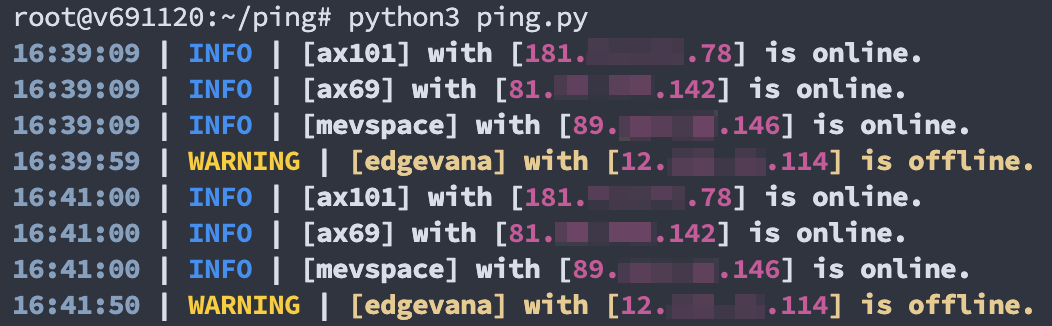 GitHub - cyberomanov/status-ping