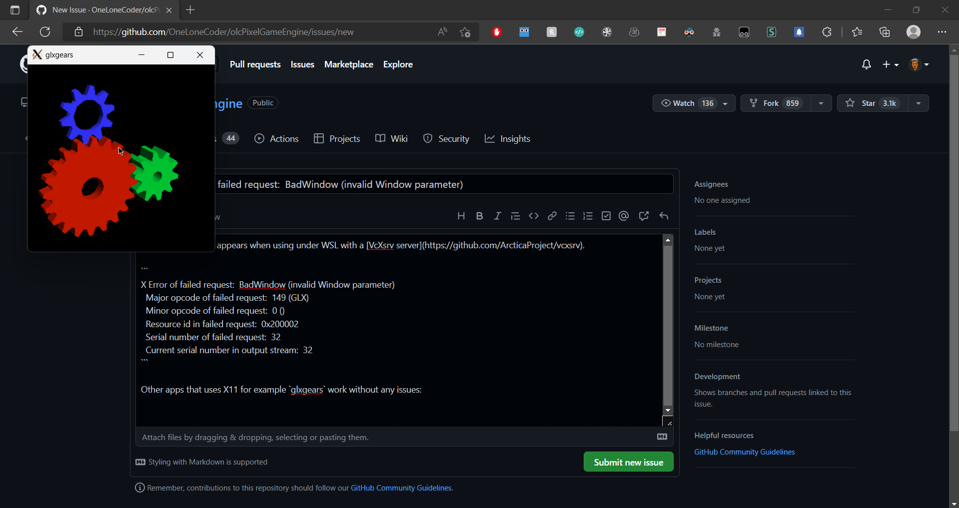 WSL2: X Error of failed request: BadWindow (invalid Window parameter) · Issue #292 ...