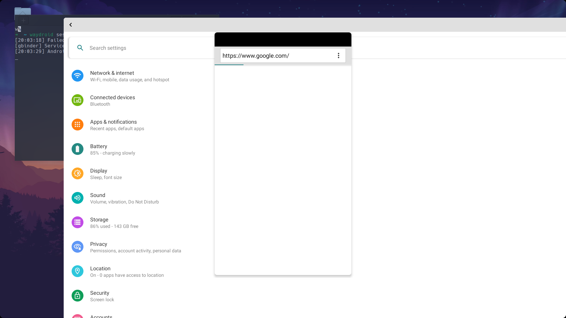 Multiwindow stuck at android starting window · Issue #713 · waydroid/waydroid · GitHub