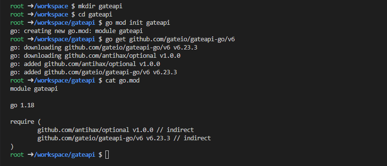 Cannot install package · Issue #31 · gateio/gateapi-go · GitHub