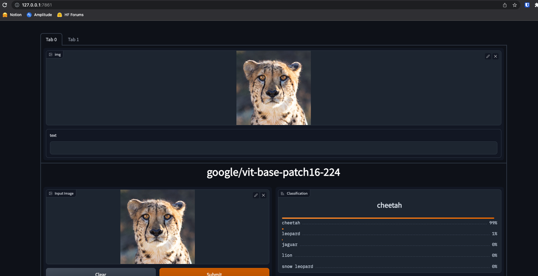 Cant Switch Tabs In Tabbedinterface In Imageclassifierinterfaceload Demo · Issue 2022 