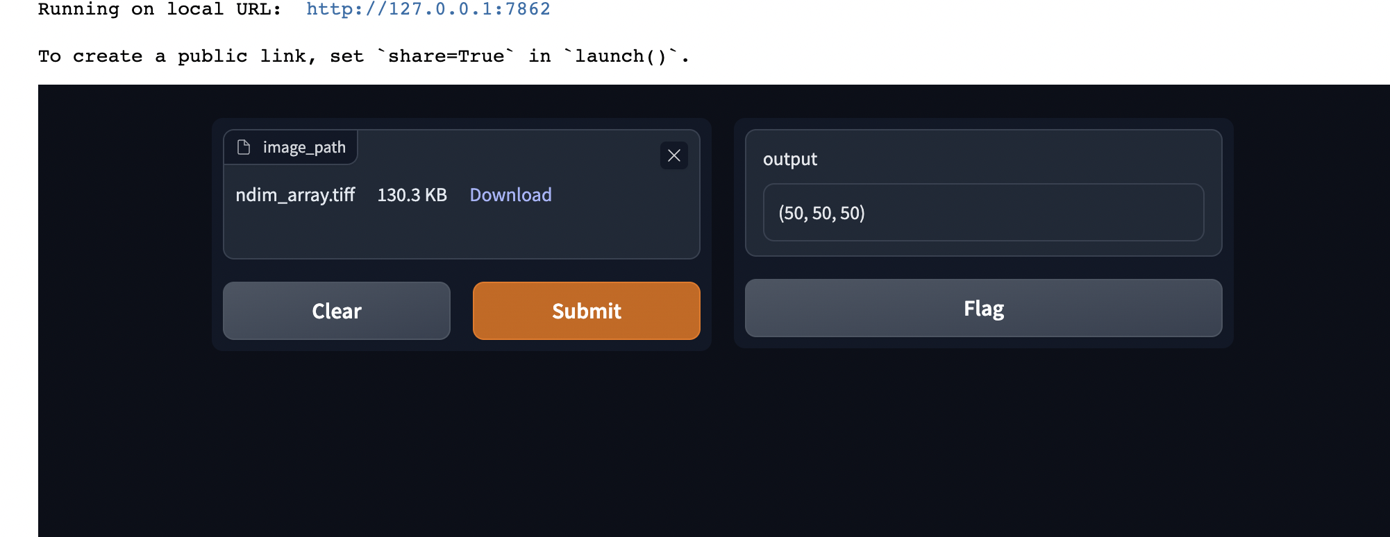 Opening of multidimensional files · Issue #2765 · gradio-app/gradio · GitHub