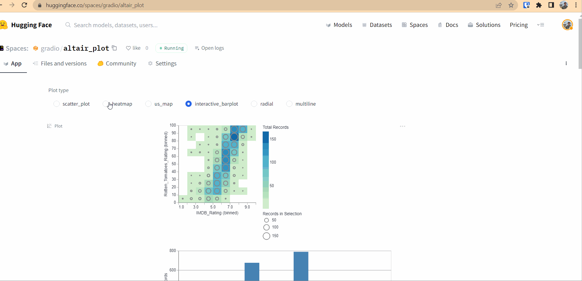Altair example in docs broken · Issue #3175 · gradio-app/gradio · GitHub
