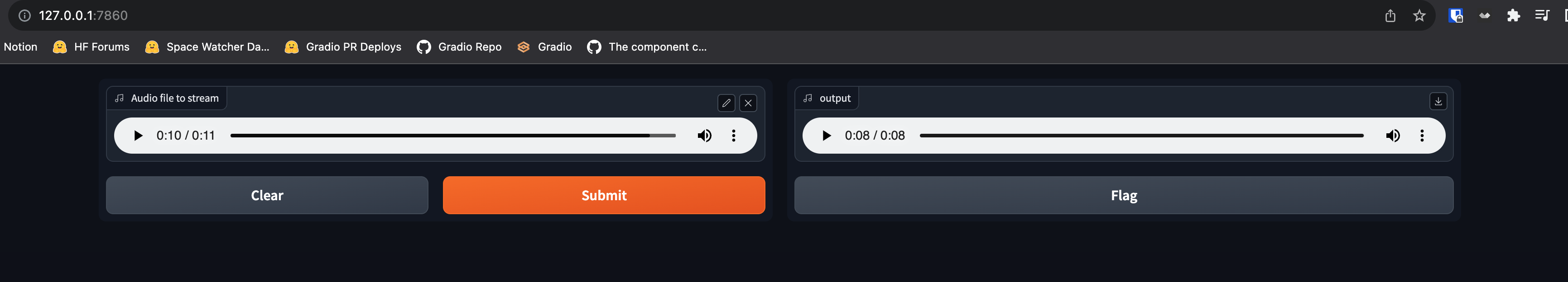 Streaming Audio Output latency / gap issues · Issue #5160 · gradio-app/gradio · GitHub