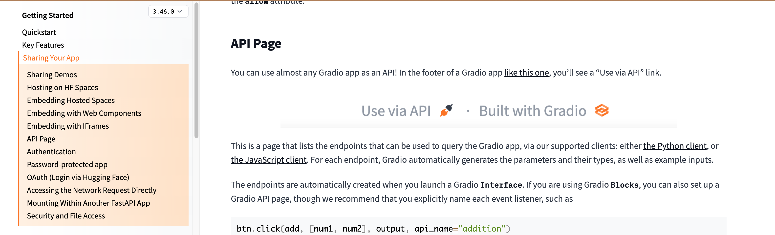 Nits on the Getting Started page · Issue #5778 · gradio-app/gradio · GitHub