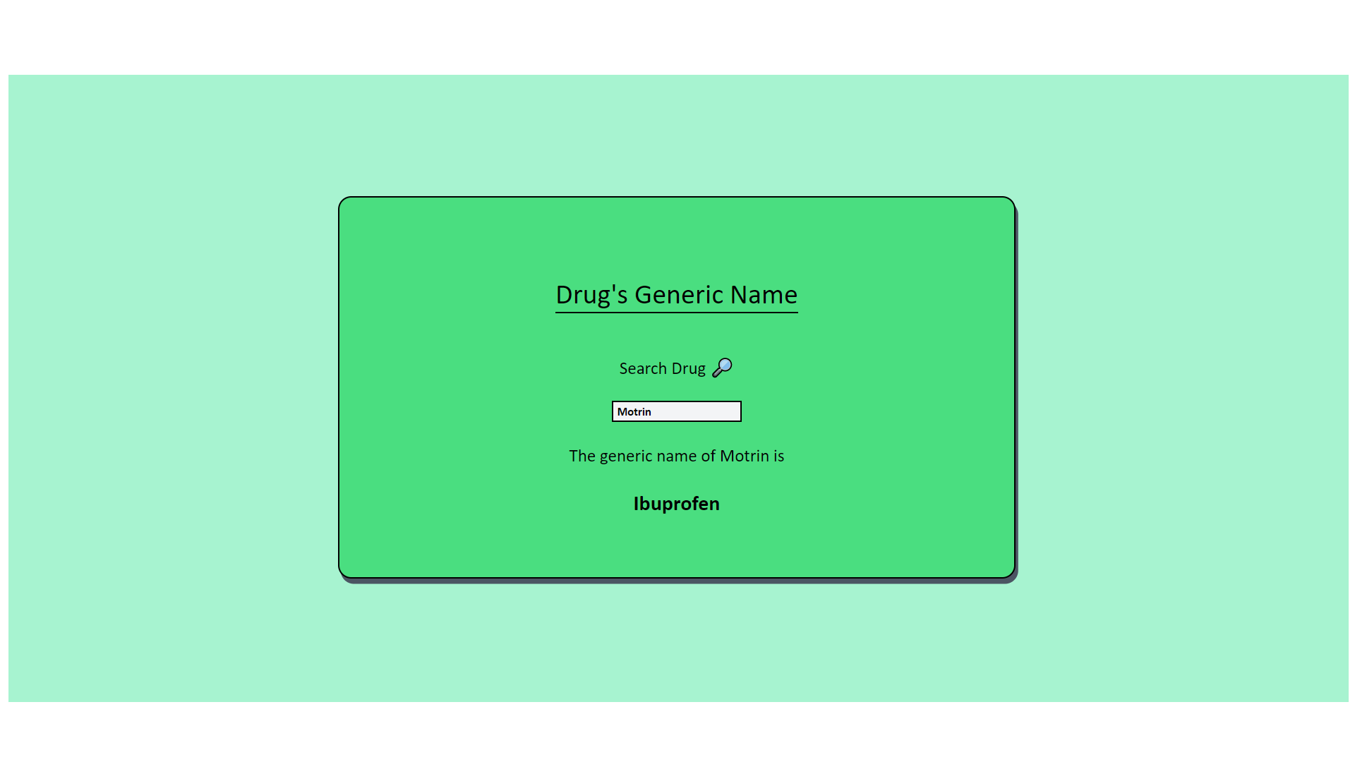 GitHub - mambawolf/Medicine-s-Generic-Name-Searcher: A web-application made using React and ...